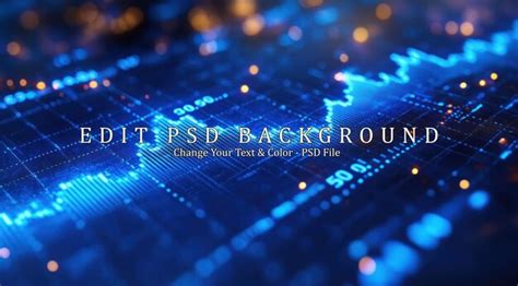 Abstract Digital Data Graph Premium Ai Generated Psd