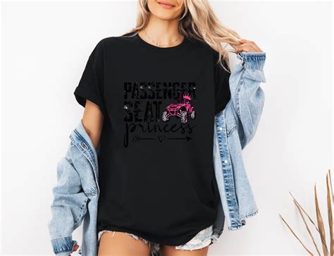 Sxs Utv Passenger Seat Princess Funny Girlfriend Wife Rider Unisex T