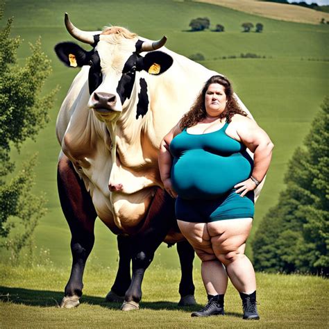 Colossal Obese Woman Cow Too Fat Too Heavy Giant By Jakhal23 On