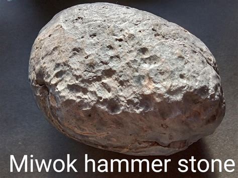 Extraordinary Hammer Stone Miwok Incredible Artifact Stone Tool 1