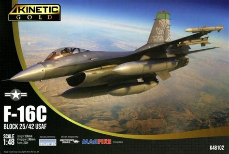 Kinetic K48102 F 16c Block 25 42 Usaf 1 48