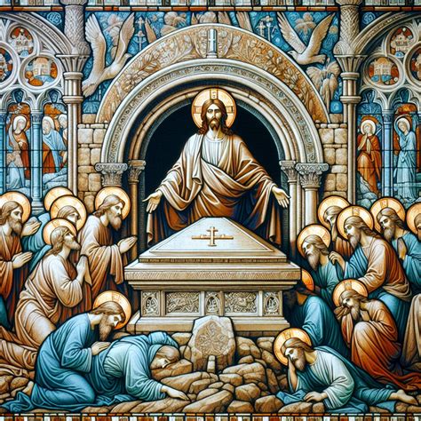Jesus Tomb Bible Art