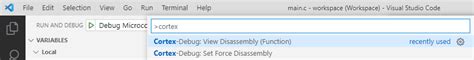 Visual Studio Code For C C With ARM Cortex M Part Debug MCU On Eclipse