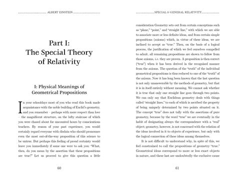 Special And General Relativity Concise Edition Book By Albert Einstein Martin Counihan