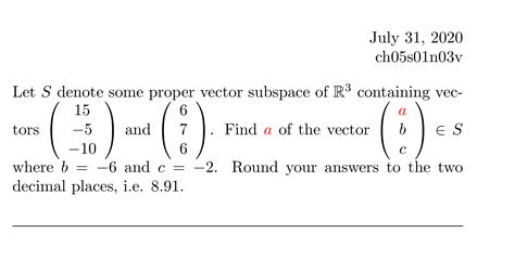 Solved July 31 2020 Ch05501n03v Let S Denote Some Proper