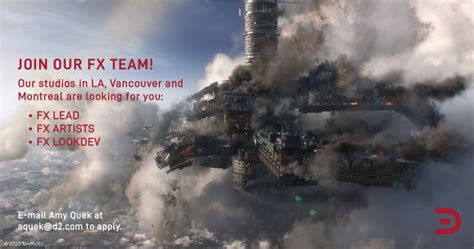 📢 Calling All Fx Leads Fx Lookdev And Fx Artists Come Help Dds Digital Domain