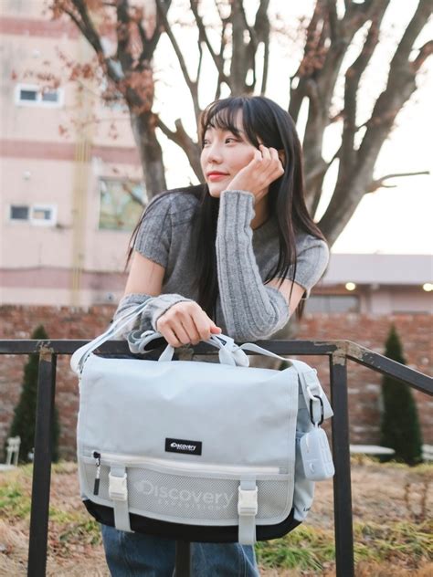 메신저백 브랜드 디스커버리 중학생 신학기 가방 네이버 블로그