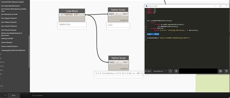 Python Script Input Output Revit Dynamo