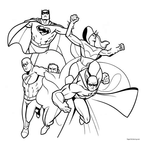 Dc Superheroes Coloring Page 431 346