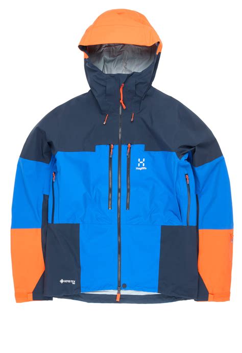 Haglofs Mens Spitz Gtx Pro Jacket Electric Blue Tarn Blue
