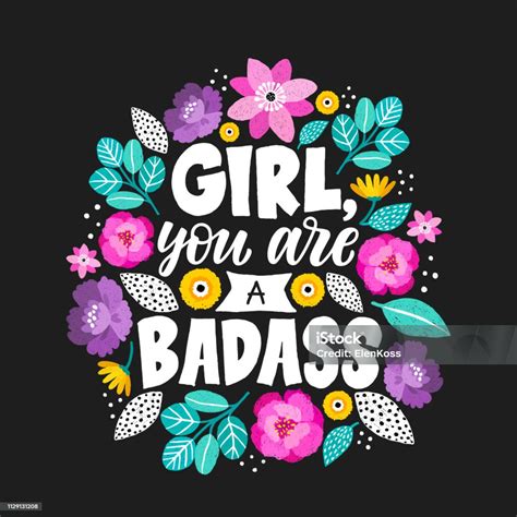 Ilustración De Chica Eres Un Macarra Ilustración De Handdrawn Feminismo