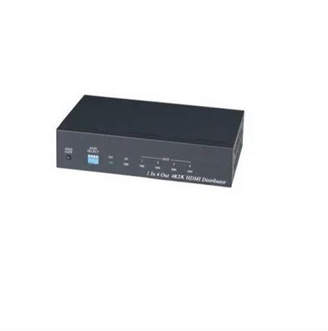 black hd04 4k6g 1 input 4 output hdmi 2 0 distribution amplifier at