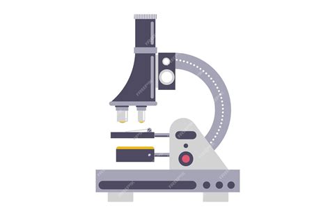 Premium Vector Working With A Microscope Using Microscopes In The