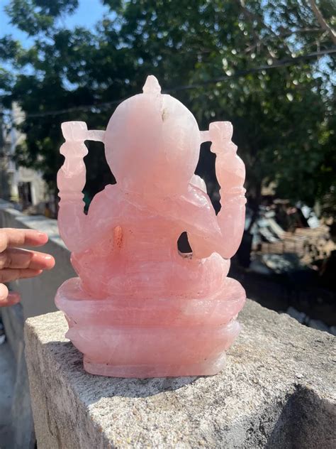 Rose Quartz Lakshmi Statue Home At ₹ 24000piece In Jaipur Id