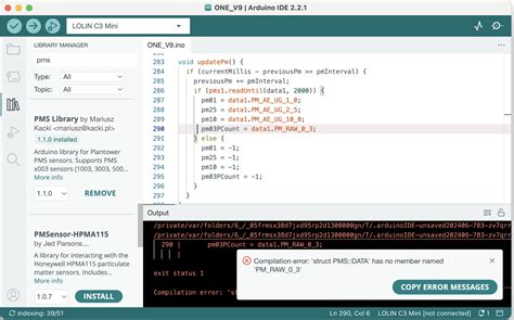 One V9 Compile Issue Software Integrations Airgradient Forum