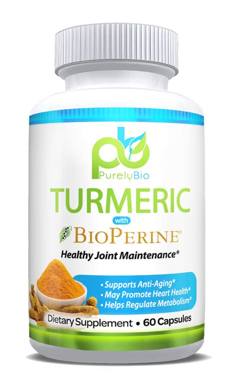Turmeric With Bioperine - For Healthy Joint Maintenance | PurelyBio