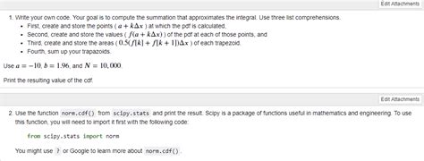 Solved Exercise 4 Numeric Integration Challenging Recall