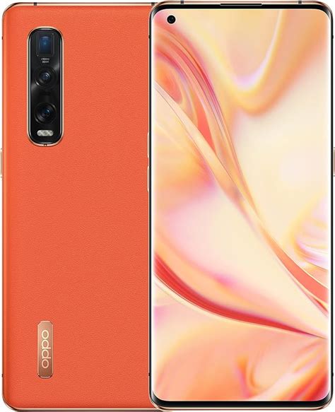 Amazon Com OPPO FIND X2 PRO 5G CPH2025 Global ROM EU UK 12GB 512GB Orange Leather Cell