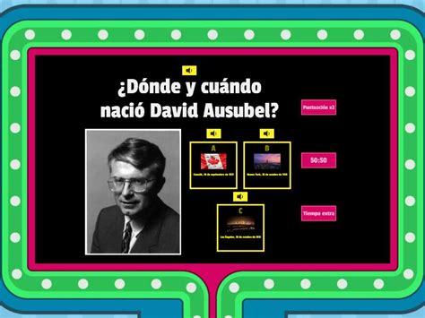 David Ausubel Concurso De Preguntas