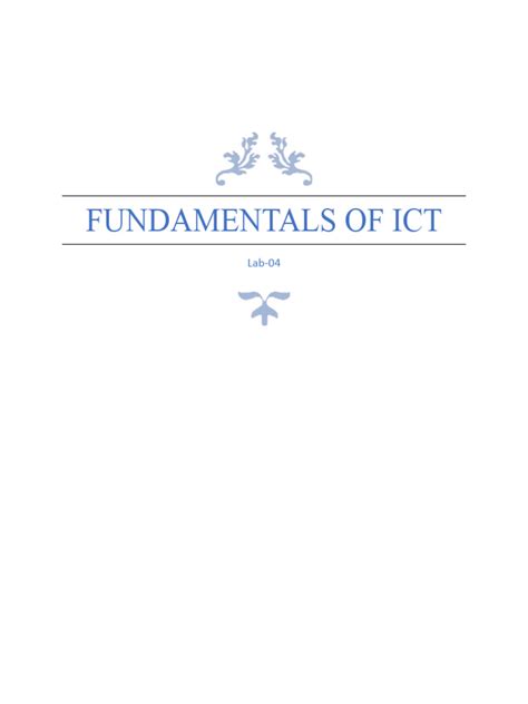 Ict Lab 4 Docx Zoya Zaib Cosc321101094 Pdf Hyperlink Computer