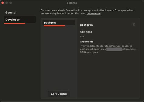 日日是oracle Apex Claudeのpostgresqlのmcpサーバーを使ってローカルのalloydb Omniに問い合わせる