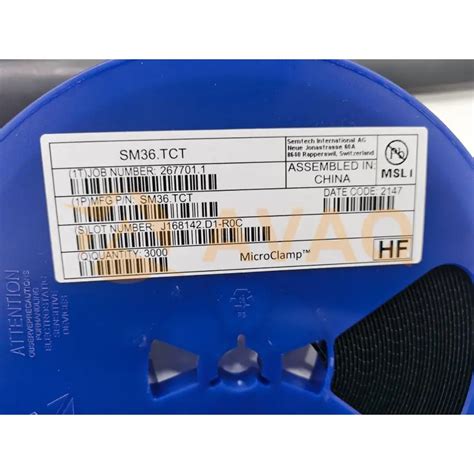 SM TCT Semtech Esd Suppressors Tvs Diodes Avaq