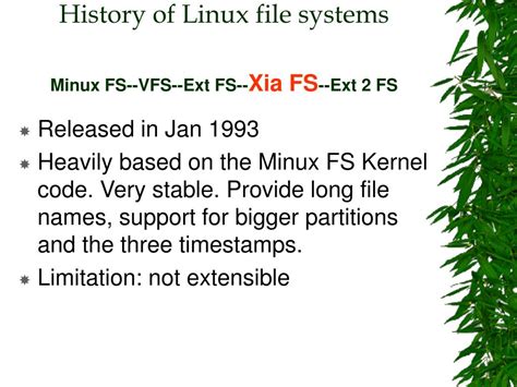 PPT Linux File Systems PowerPoint Presentation Free Download ID 1823440