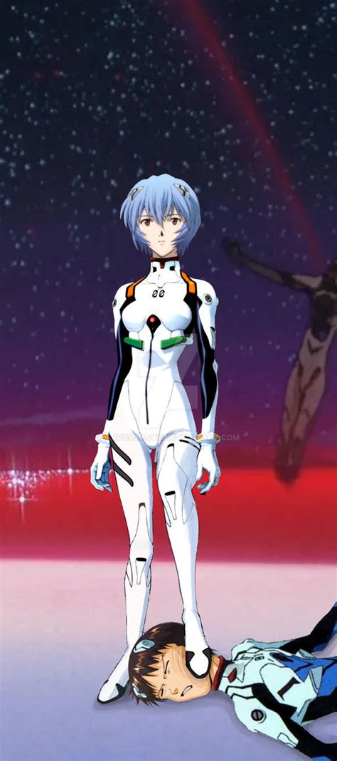 Evangelion Series Rei Tramples Shinji 1b By Arphaxadcy On Deviantart