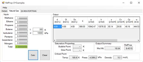 Refprop C Interface Irefprop64 Open Source Project Mill Creek