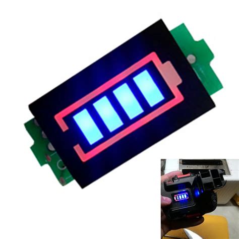 Aliexpress Buy S Series Lithium Battery Capacity Indicator Module V Blue Display