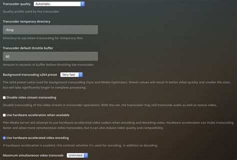 plex transcoding set to tmp truenas community