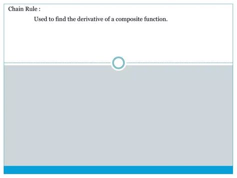 PPT Chain Rule PowerPoint Presentation Free Download ID