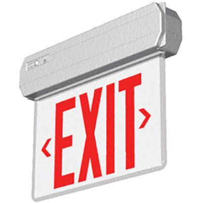 Edge Lit Exit Signs Emedco