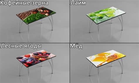 Как украсить кухонный стол (столы с фотопечатью)