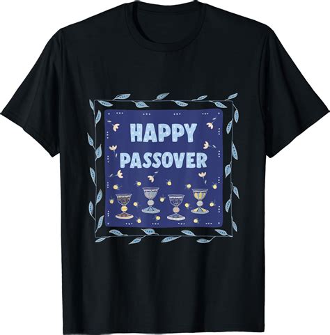 The Four Cups Of Passover Jewish Passover Feast T Shirt