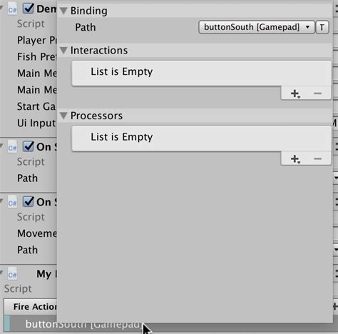 Inputbinding Inspector