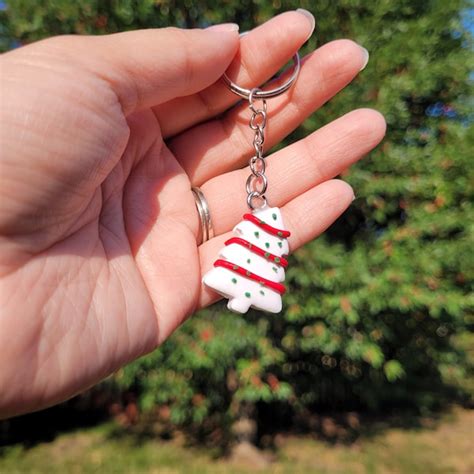 Tree Keychain Etsy