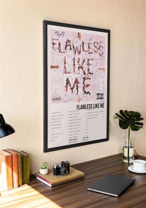 Lucki Flawless Like Me Album Cover Poster For Wall Art Home Decor Sold By Bilaasif Sku