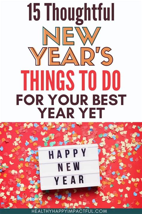 15 Thoughtful Things to Do For New Years to Make 2025 Your Best Year Yet