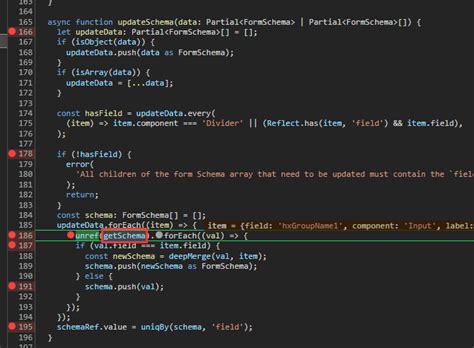 动态生成schema数组updateSchema为何不生效 Issue vbenjs vue vben admin GitHub