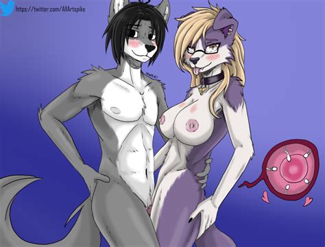 Rule 34 Anthro Black Hair Blonde Hair Canid Canine Canis Diane