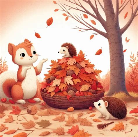 Як білочка з природою змагалася Казка на ніч про тварин