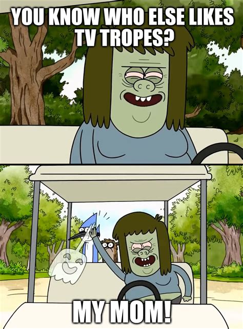 Muscle Man My Mom Quotes Regular Show My Mom