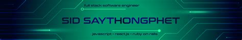 SidSaythongphet Sid Saythongphet GitHub