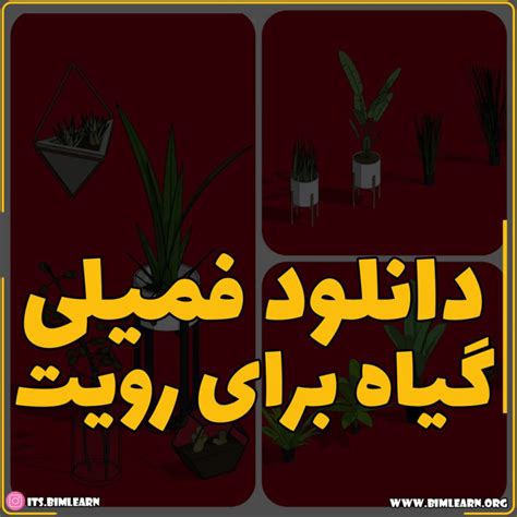 فمیلی گیاه برای رویت Revit مجموعه‌ای حرفه‌ای و باکیفیتbim Learn
