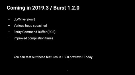 Burst 编译器入门五 技术专栏 Unity官方开发者社区