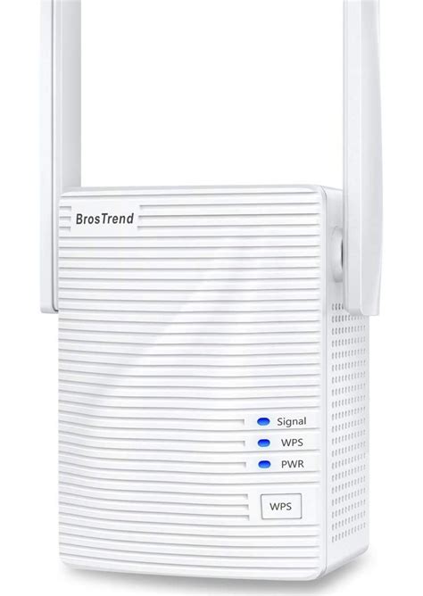 BrosTrend WiFi Extender Mbps Internet Signal Booster Range Repeater Add Coverage Up To