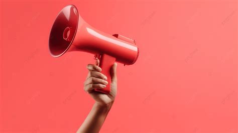 손으로 잡고 있는 확성기의 3d 그림 확성기 물러나다 메가폰 배경 일러스트 및 사진 무료 다운로드 Pngtree