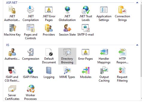 c iis 7 5 only shows directory list or 403 instead of asp