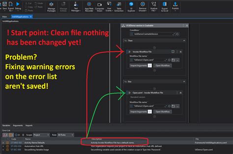 Problem Saving Renamed InvokeWorkFlow Activity Studio UiPath Community Forum